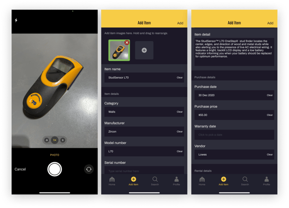 Adding, Editing, and Deleting Items